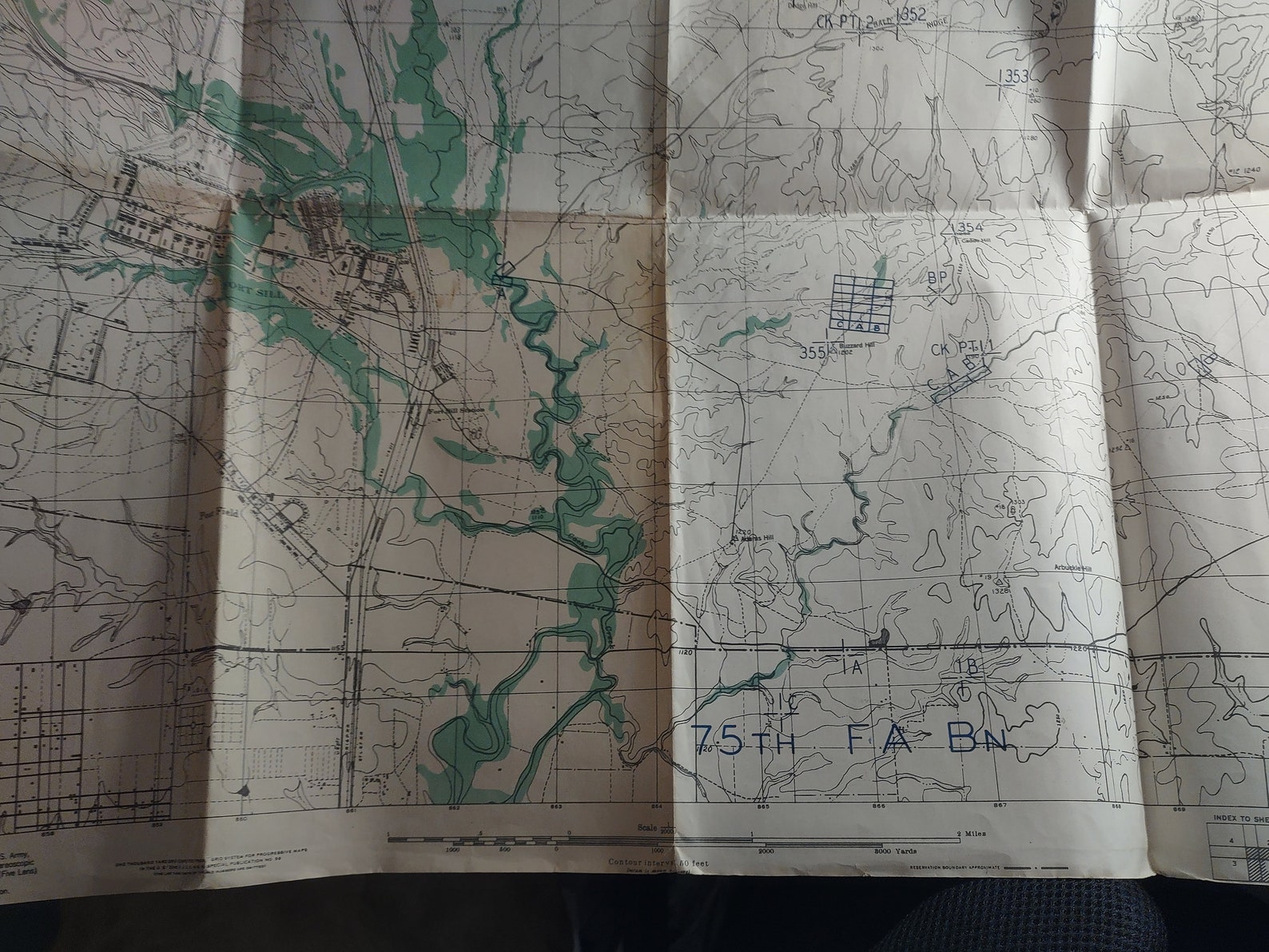 UF 218 A Firing Chart OAC Map With Overlay by the U.S. Army - Etsy Canada