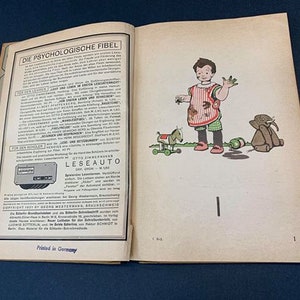 Bären Fibel, German Reading Primer, 1921 - Etsy