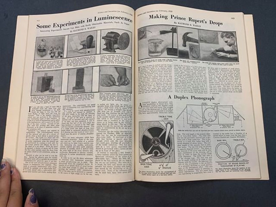 Science and Invention February 1928 - Etsy