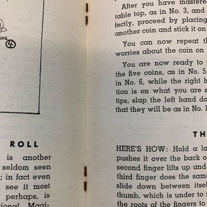 The Classics of Magic: Coin Tricks Vol. 1 by Tom Osborne, 1945 - Etsy