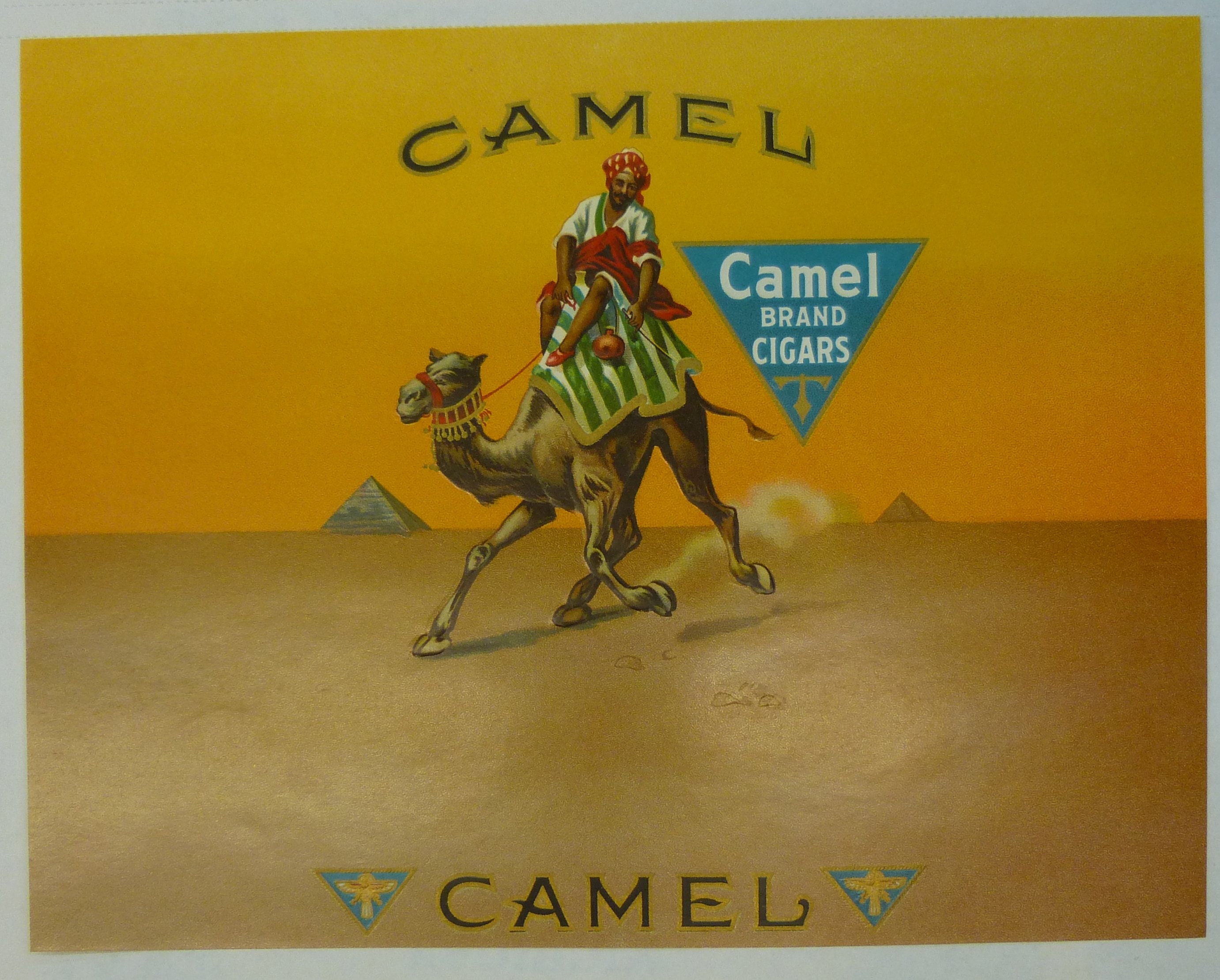 Camel Brand Cigar Label Lithograph c 1930s | Etsy