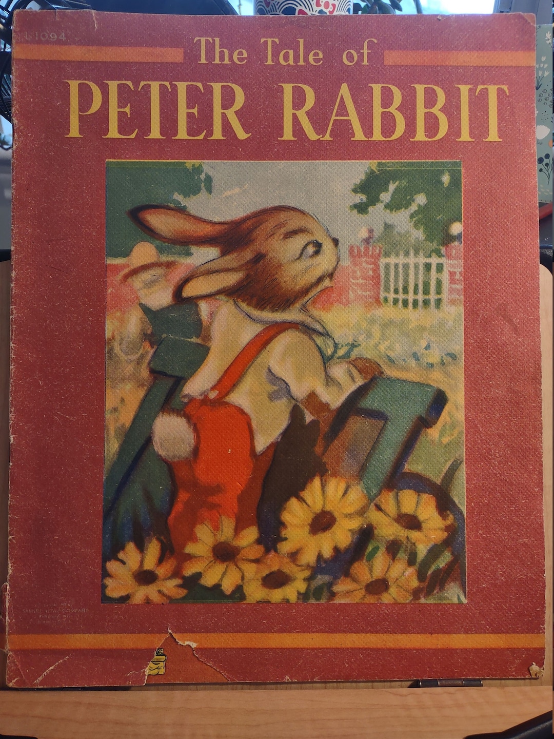 The Tale of Peter Rabbit Storybook by Beatrix Potter, 1944 - Etsy