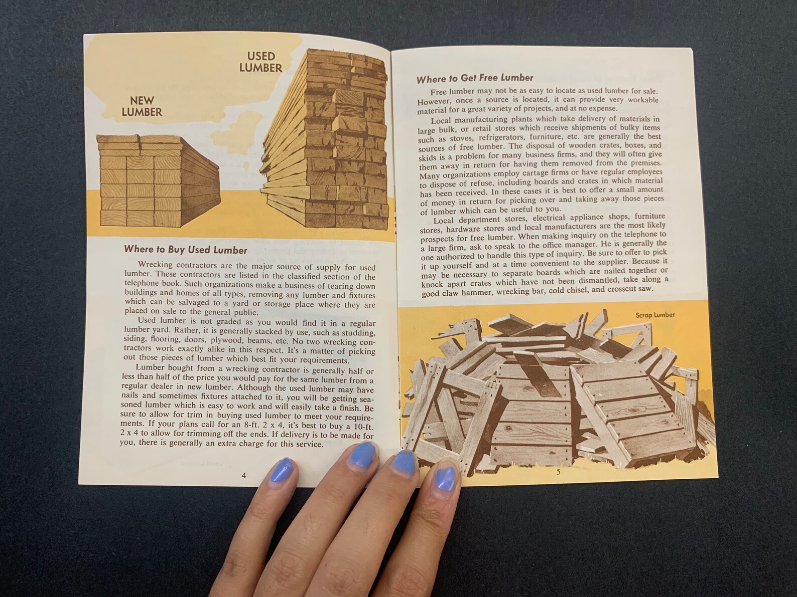 How to Build and Save With Used Lumber General Motors 1958 - Etsy