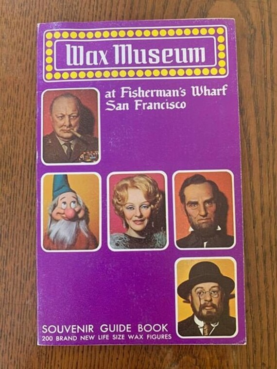 Wax Museum Souvenir Guide Book 1969 | Etsy