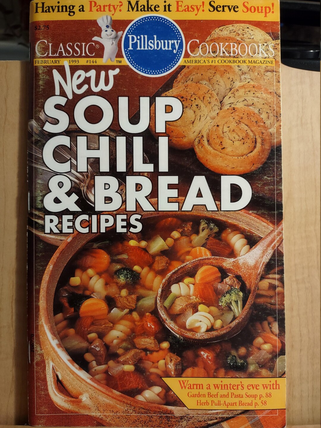 Classic Pillsbury Cookbooks Magazine, No. 144, February 1993 - Etsy