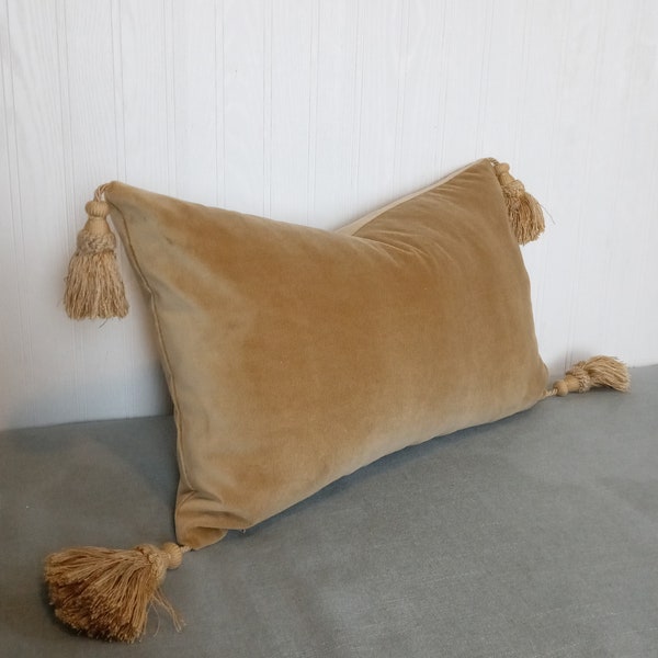 Camel Velvet Pillow - Etsy