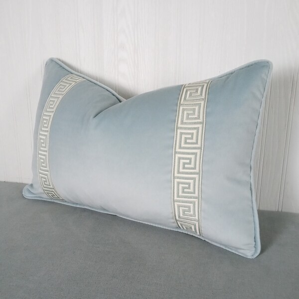 Blue Velvet Pillows - Etsy