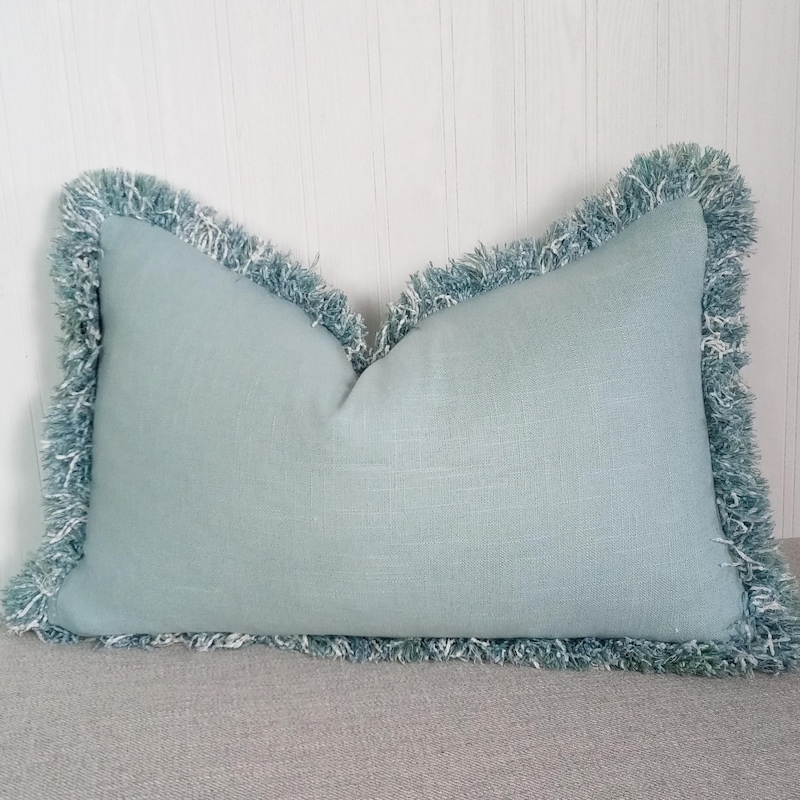 Brush Fringe Accent Pillow - Etsy