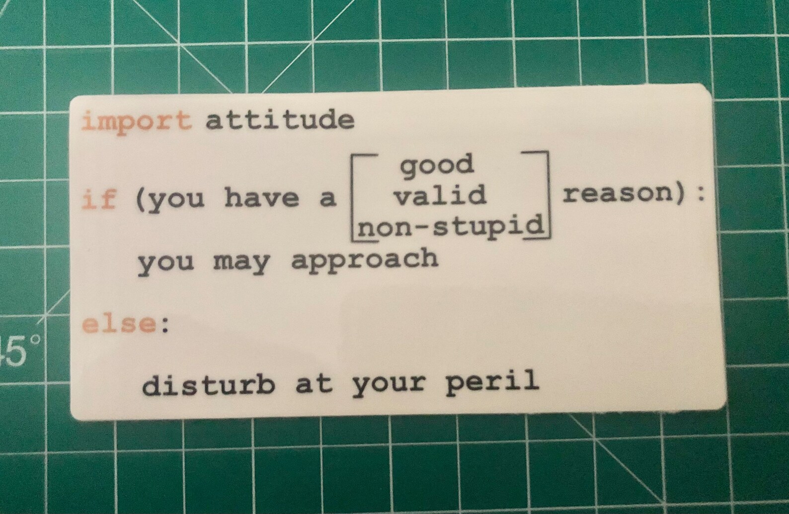 Python Coding Attitude Computer Science Large T Sticker Etsy