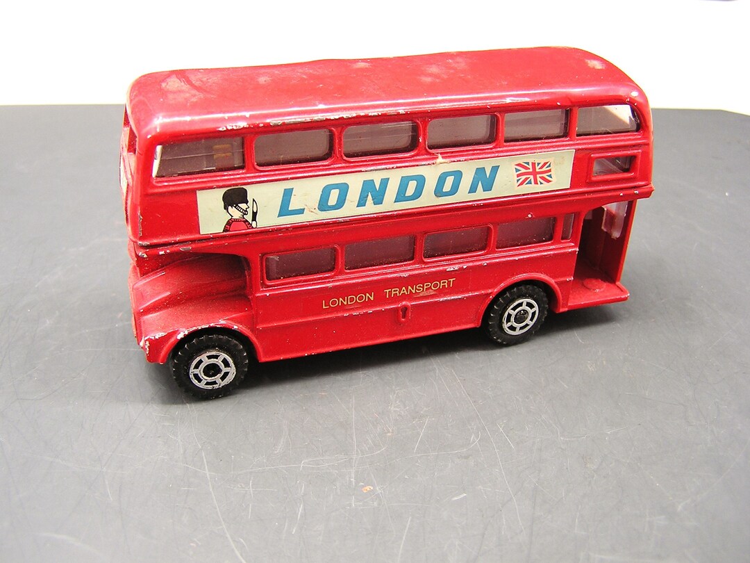 M Persaud London Double Decker Die Cast Bus - Etsy