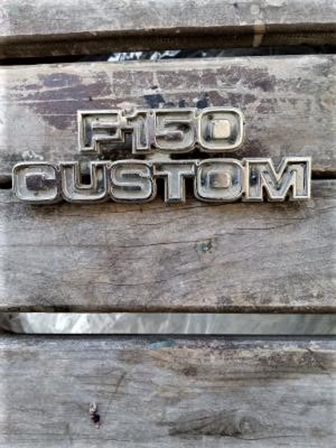 Ford F150 Custom Metal Truck Emblem OEM Vintage 70'S - Etsy