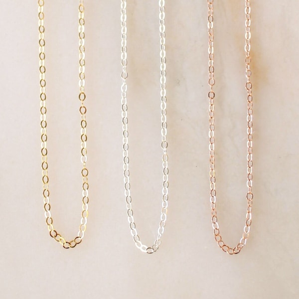Simple Gold Necklace - Etsy