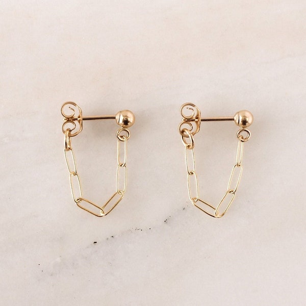 Paperclip Earrings - Etsy