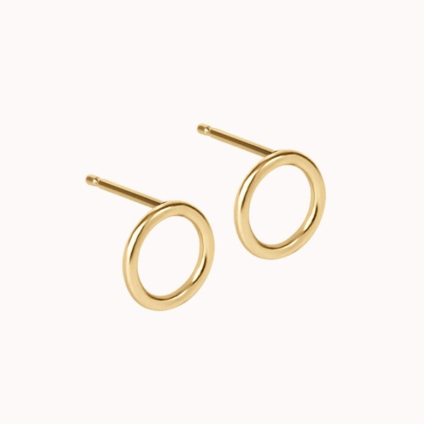 Circle Earrings - Etsy