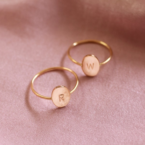 Initial Ring - Etsy