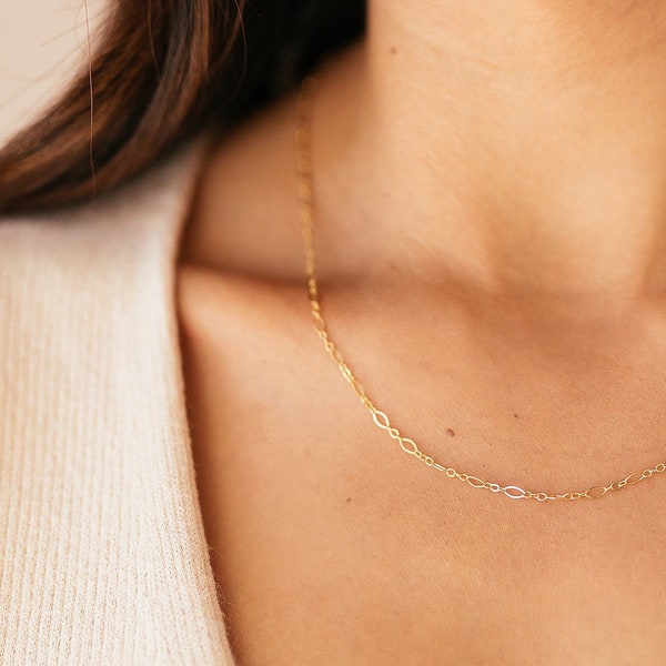 Simple Gold Necklace - Etsy