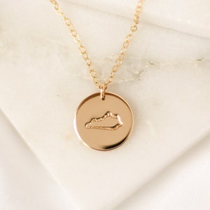 Kentucky State Necklace • 14k Gold Filled, 14k Rose Gold Filled, or ...