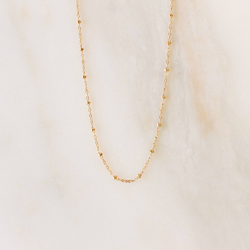 Simple Gold Necklace - Etsy
