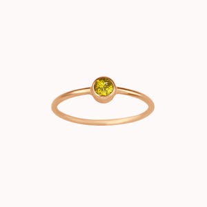 Topaz Ring • November Birthstone Ring - Gold, Silver or Rose Gold ...