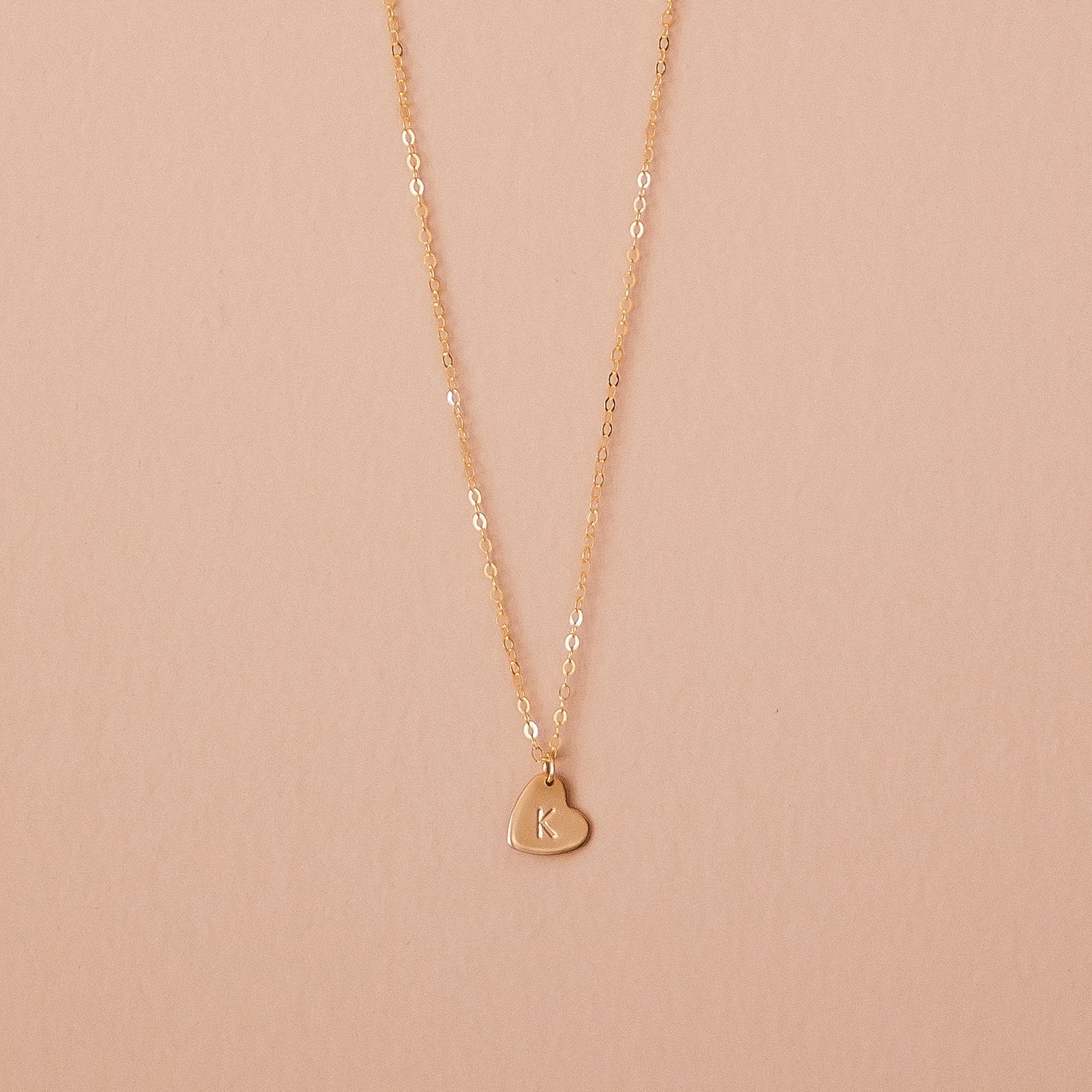 Fiona Heart Necklace - Mothers Necklace - Friendship Necklace ...