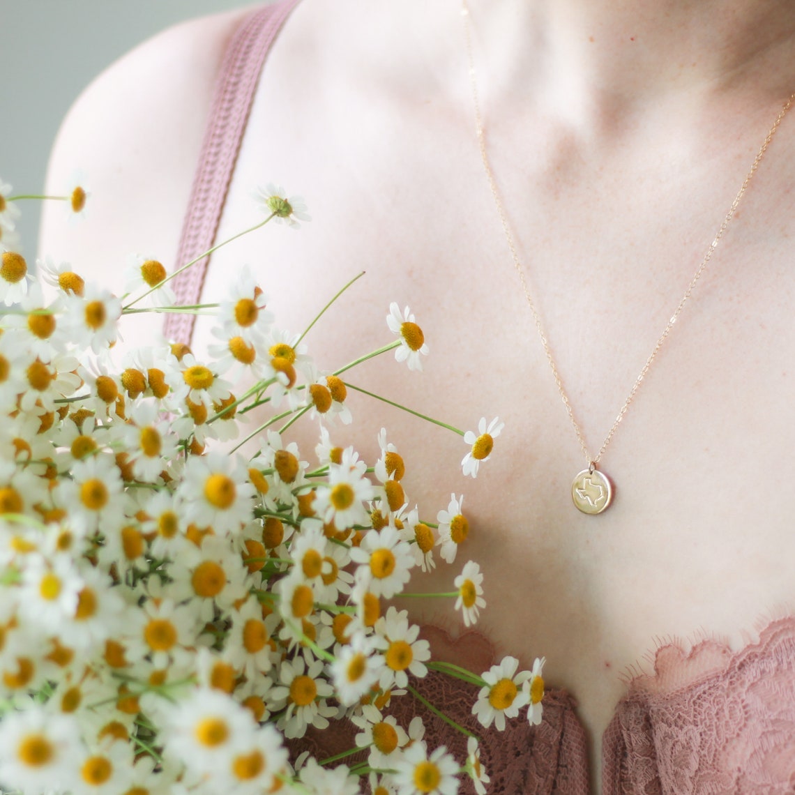 Massachusetts State Necklace 14k Gold Filled 14k Rose Gold | Etsy