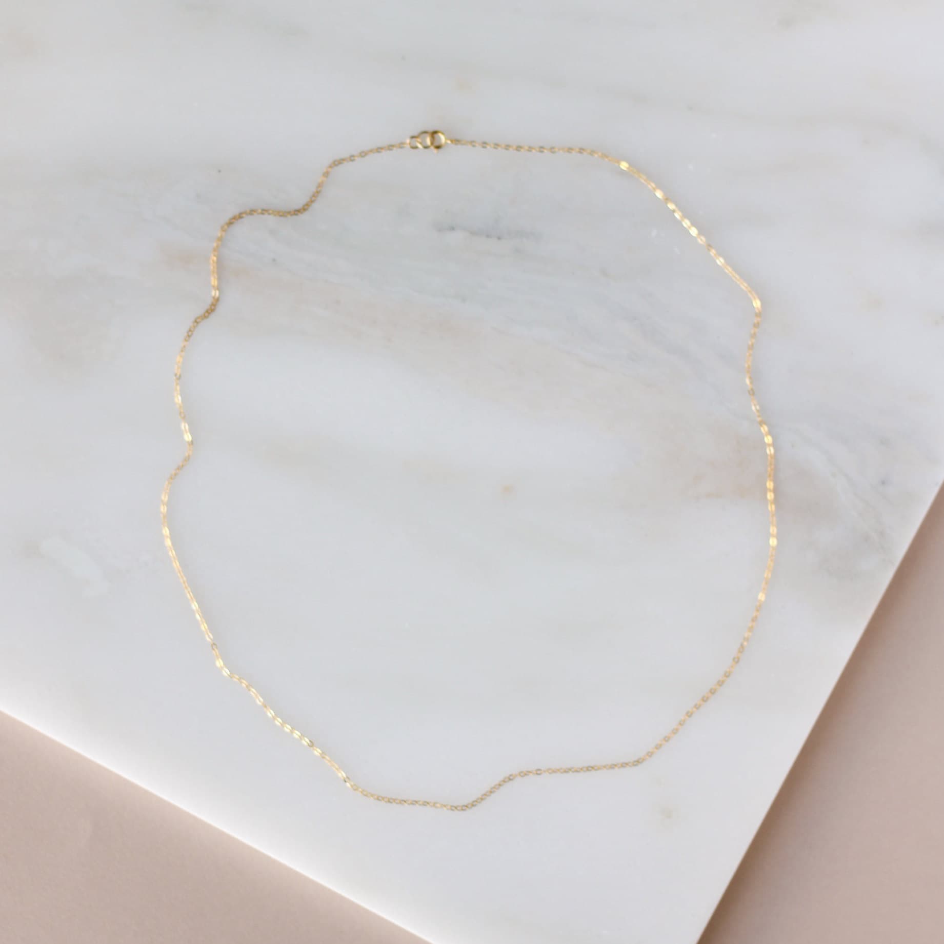 Whisper Chain Gold Silver or Rose Gold Simple Gold Chain | Etsy