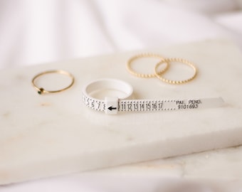 Metal Ring Sizer Gauge Mandrel Finger Sizing Measure Stick Standard ...