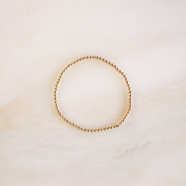 Gold Bead Bracelet - Etsy