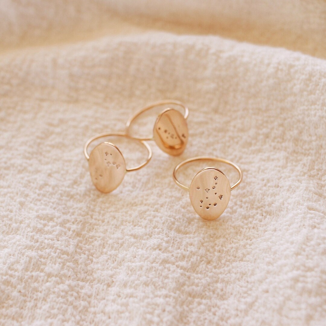 Stella Zodiac Constellation Ring • Gold, Silver or Rose Gold ...