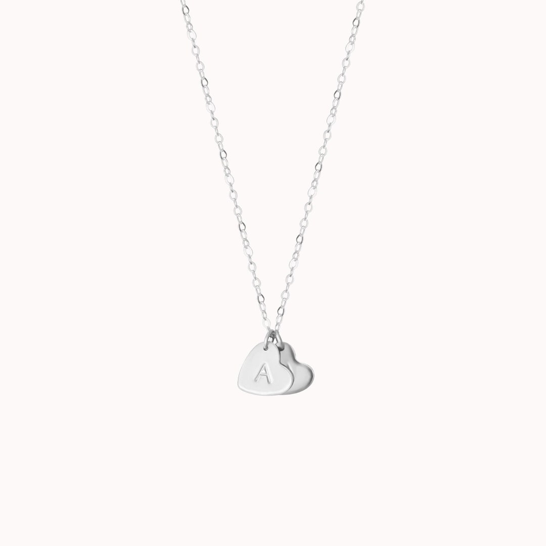 Fiona Heart Necklace • Sterling Silver or 14k Gold Filled - Gift for ...