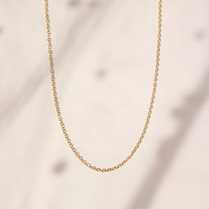 Whisper Chain • Gold, Silver, or Rose Gold - Simple Gold Chain Choker ...