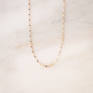 Lace Chain Necklace Gold, Silver, or Rose Gold Basic Chain Choker ...