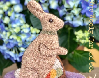 E-pattern Wool Applique Wooly Bunnies & Chicks Bowl - Etsy