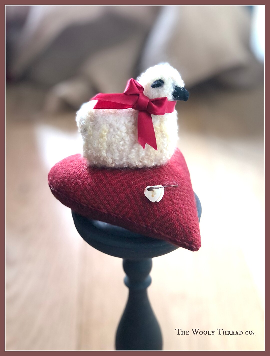Valentine's Sheep Pincushion Pattern ~ PDF Instant Download - Etsy