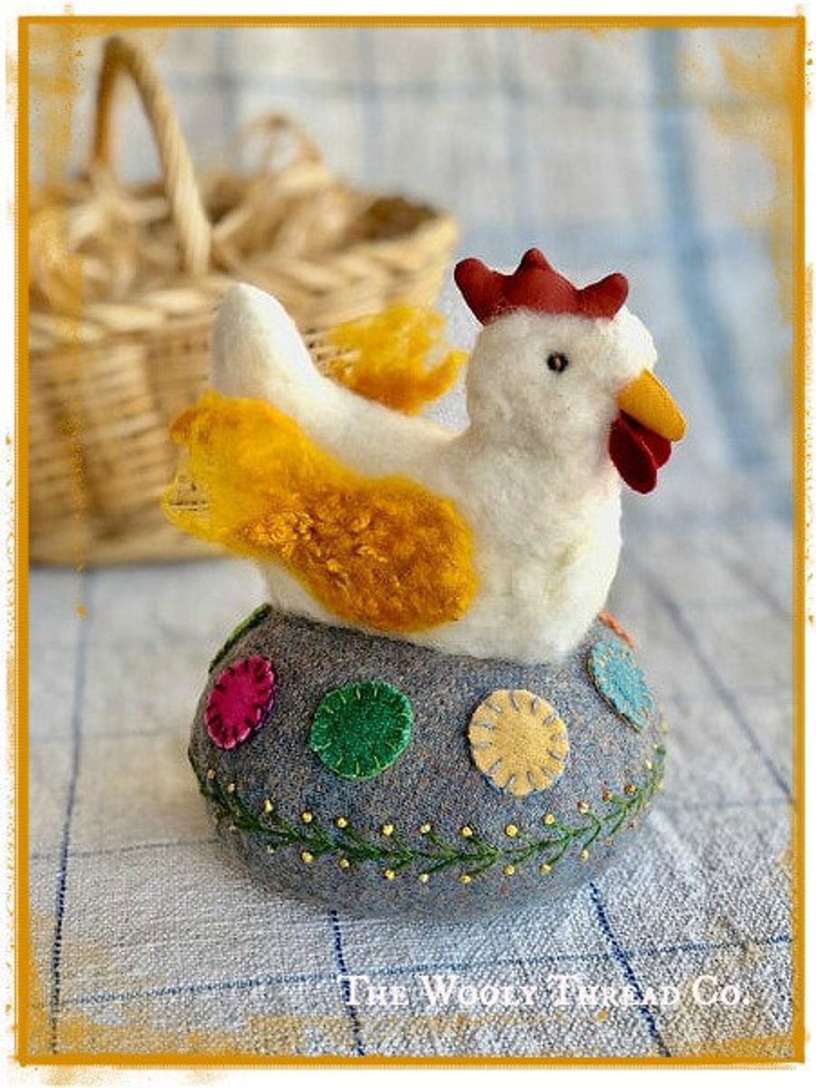 E-pattern ~ Pincushion ~ Wooly Hen ~ PDF Instant Download - Etsy
