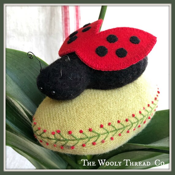 E-pattern Ladybug Pincushion PDF Instant Download | Etsy