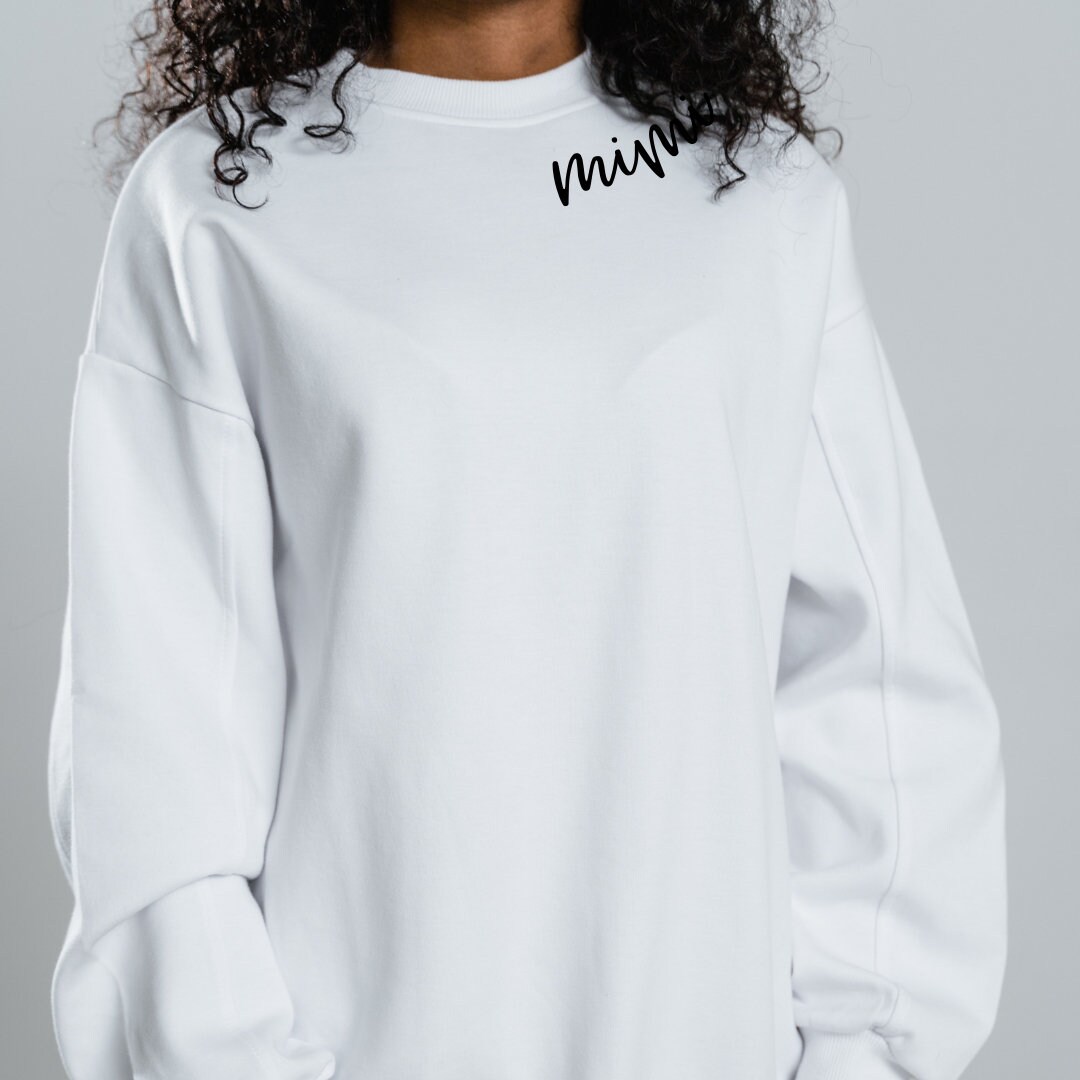 SVG Mimi Curved Mimi Svg File for Sweaters Neck Mimi SVG - Etsy