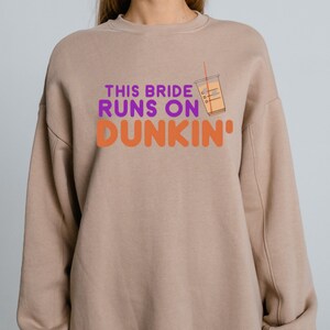 Bride Runs on Dunkin' SVG: Wedding T-shirt Design (digital Download) - Etsy