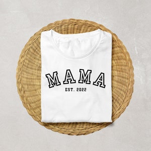 Varsity Mama Svg Files, Mama EST 2024, Mama Est 2021, Mama Est 2022 ...