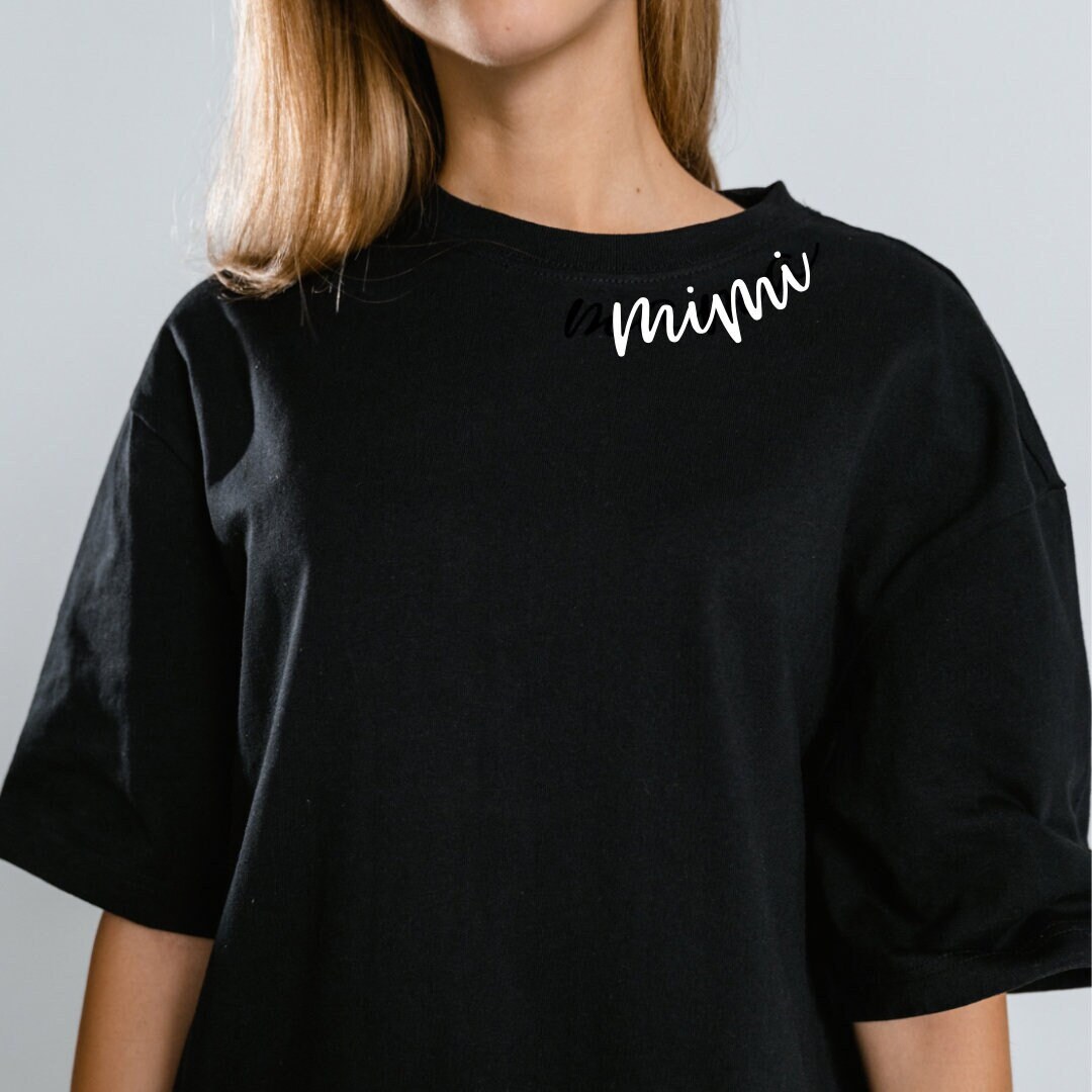 SVG Mimi, Curved Mimi Svg File for Sweaters Neck, Mimi, SVG FILE Svg ...