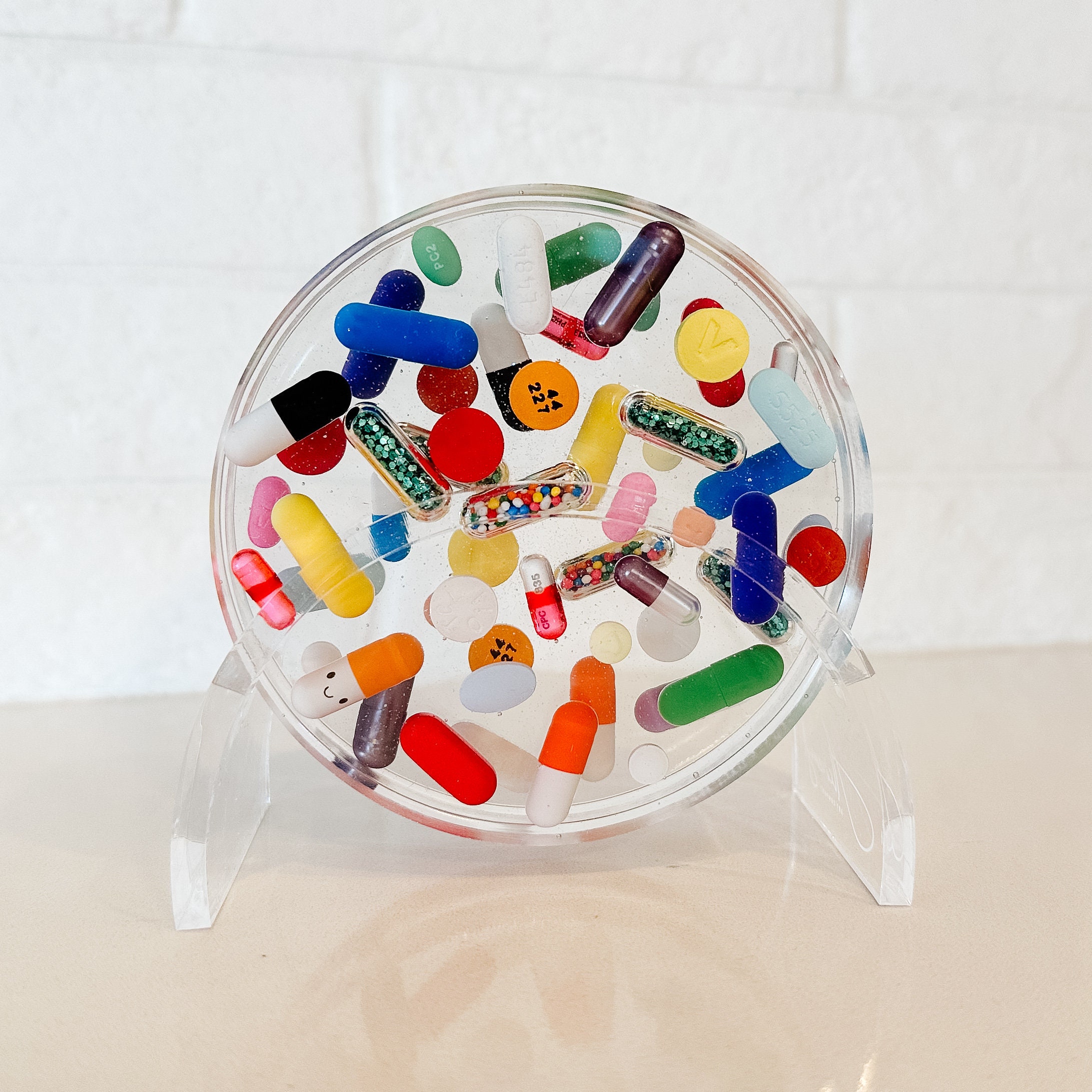 Acrylic Two Coaster Display Stand - Etsy