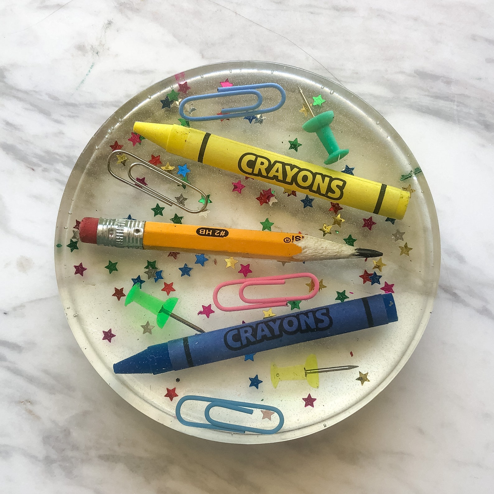 Teacher School Supply Coasters Set of TWO - Etsy