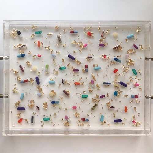 Resin Pill Serving Tray Large - Etsy