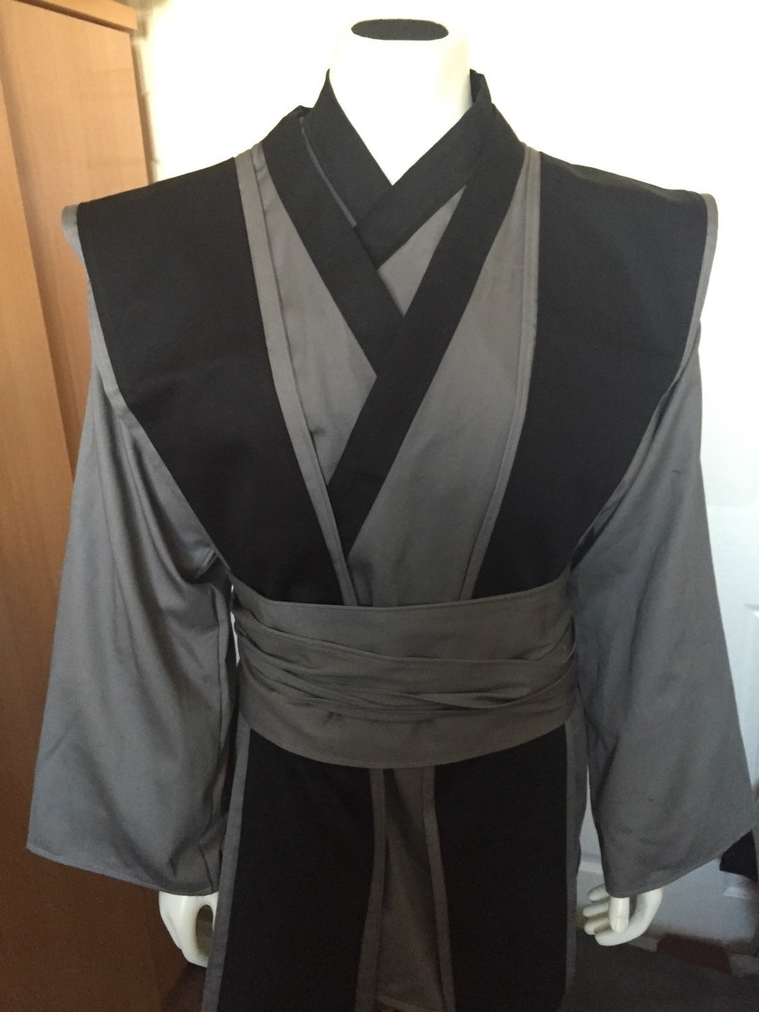 Grey and Black Costume Set Tunic, Tabards , Obi Set - Etsy Canada