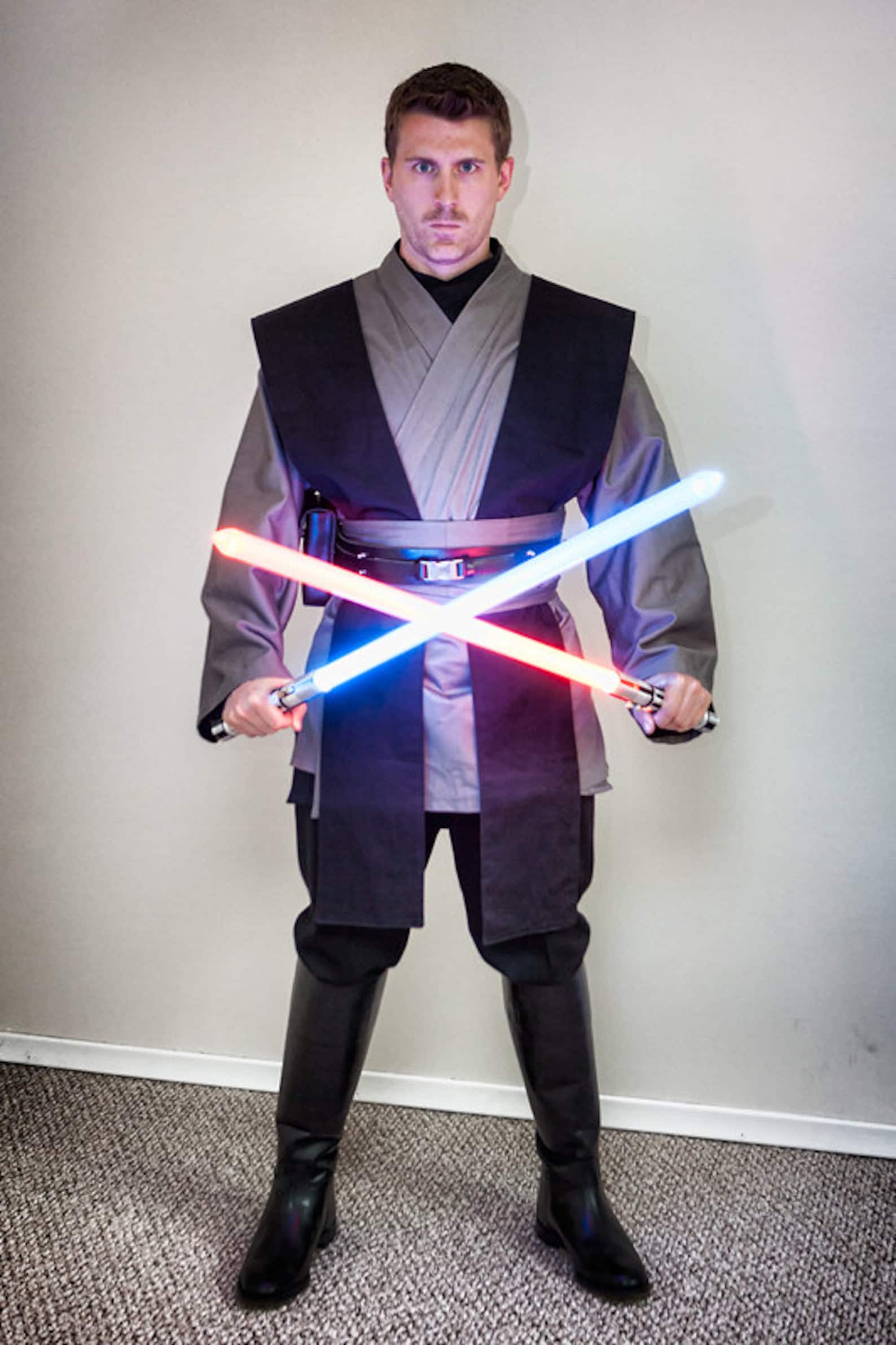 Grey Jedi Star Wars Inspired Sith/jedi Tunic, Tabards , Obi Set - Etsy