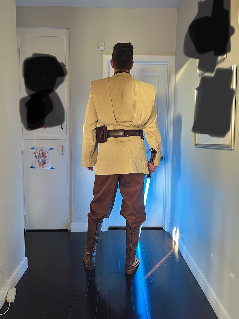 Obi Wan Kenobi Costume Tunics Tabards Obi(sash) Set Custom Size - Etsy