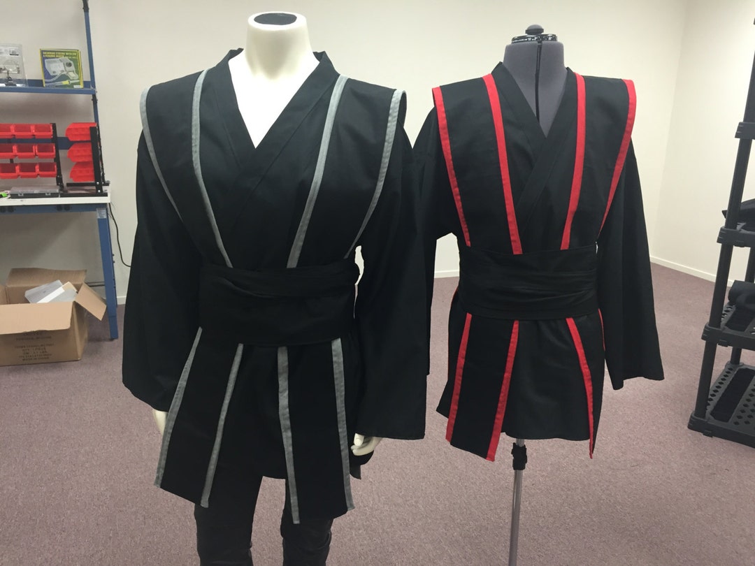 Grey or Red Trimmed Jedi Star Wars Inspired Sith/jedi Tunic, Tabards ...