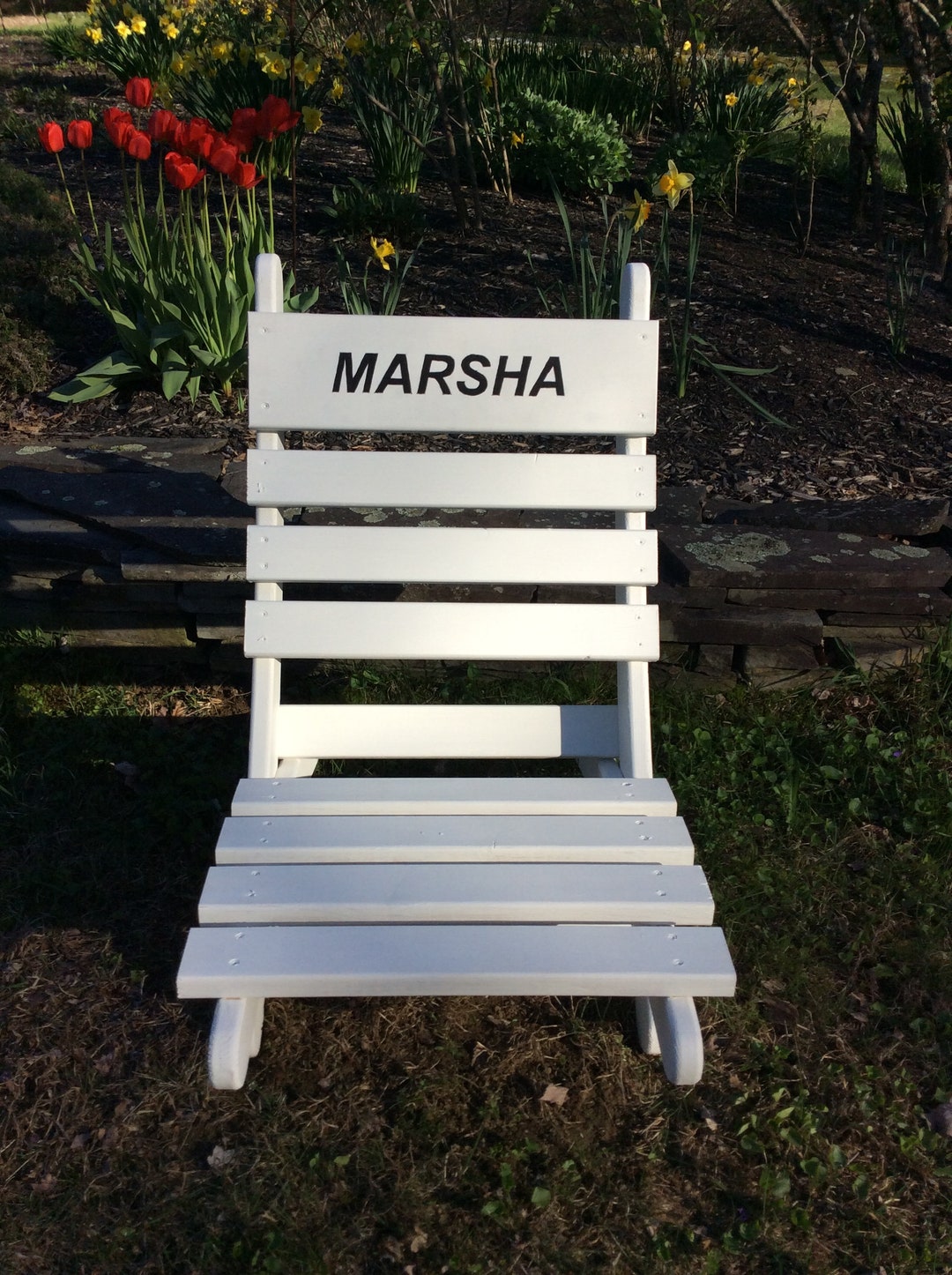 Personalized Painted Beach Chair - Etsy