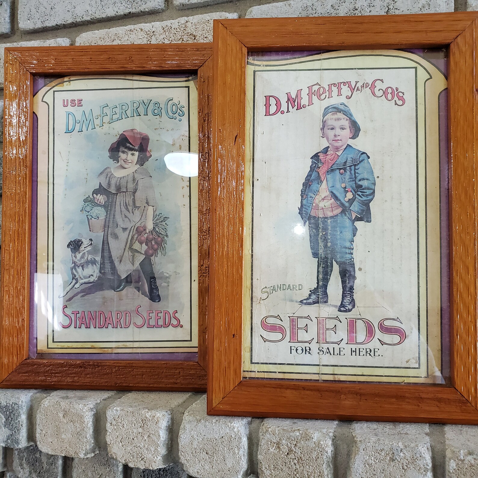 Authentic D.M. Ferry Vintage Seed Signs, Vintage Advertising, Antique ...