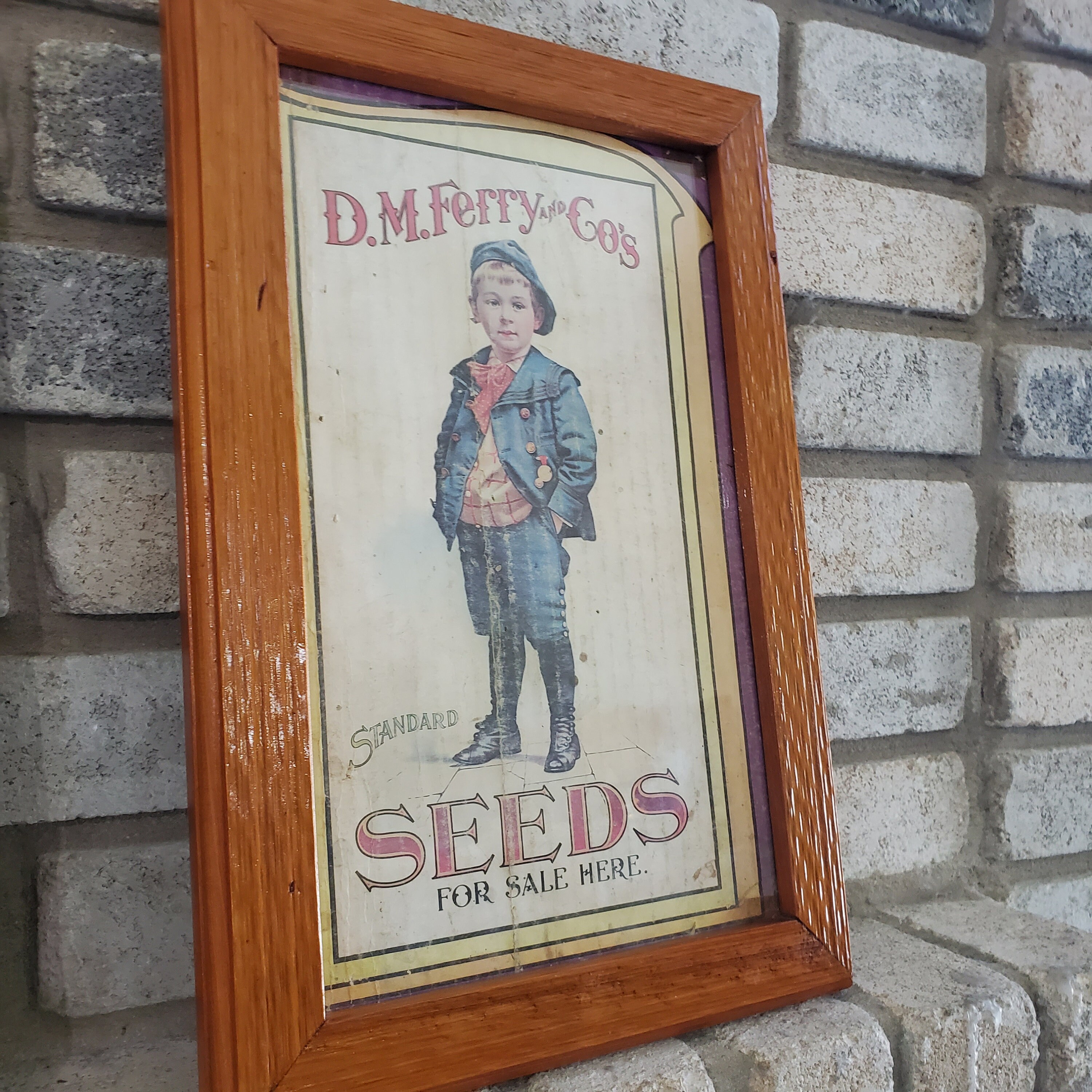 Authentic D.M. Ferry Vintage Seed Signs, Vintage Advertising, Antique ...